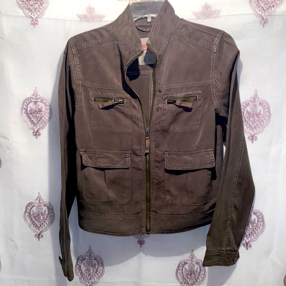 Mossimo Supply Co. Olive Crop Cargo Jacket Sz S - Gem
